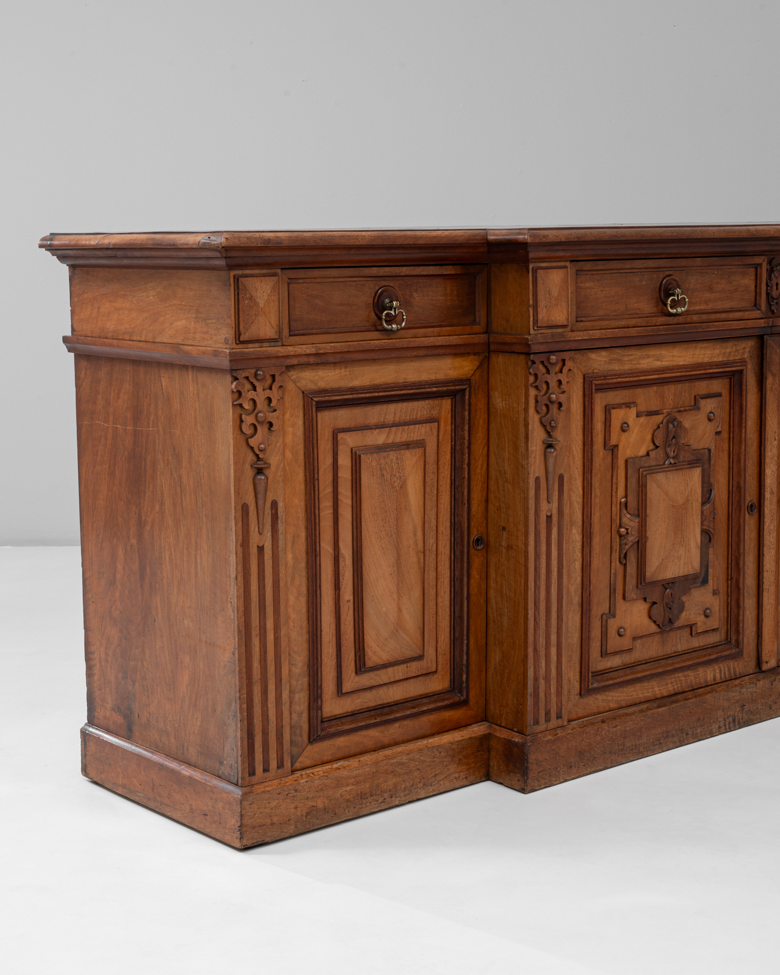 Specs and info on Renaissance Revival Wooden Buffet in Original Patina