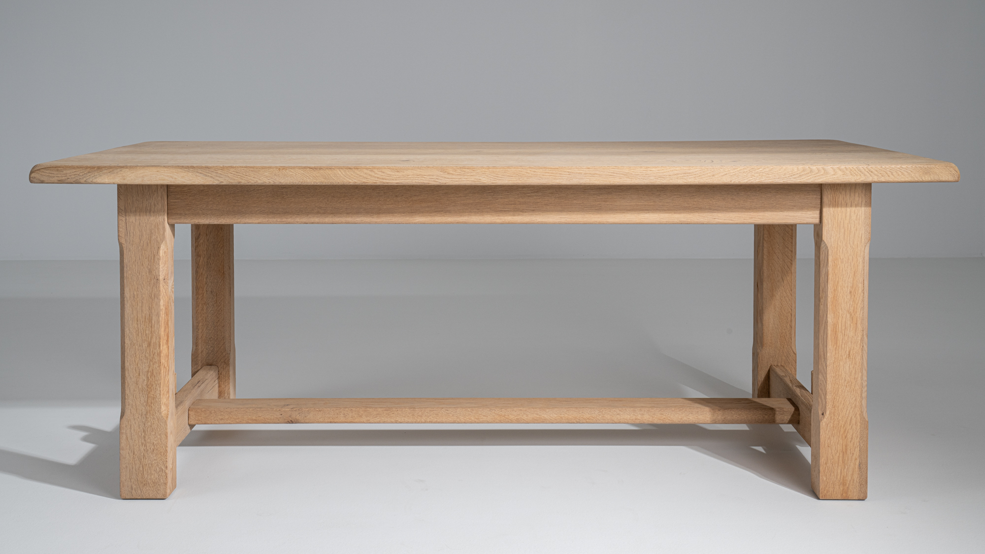 Oak Trestle Dining Table