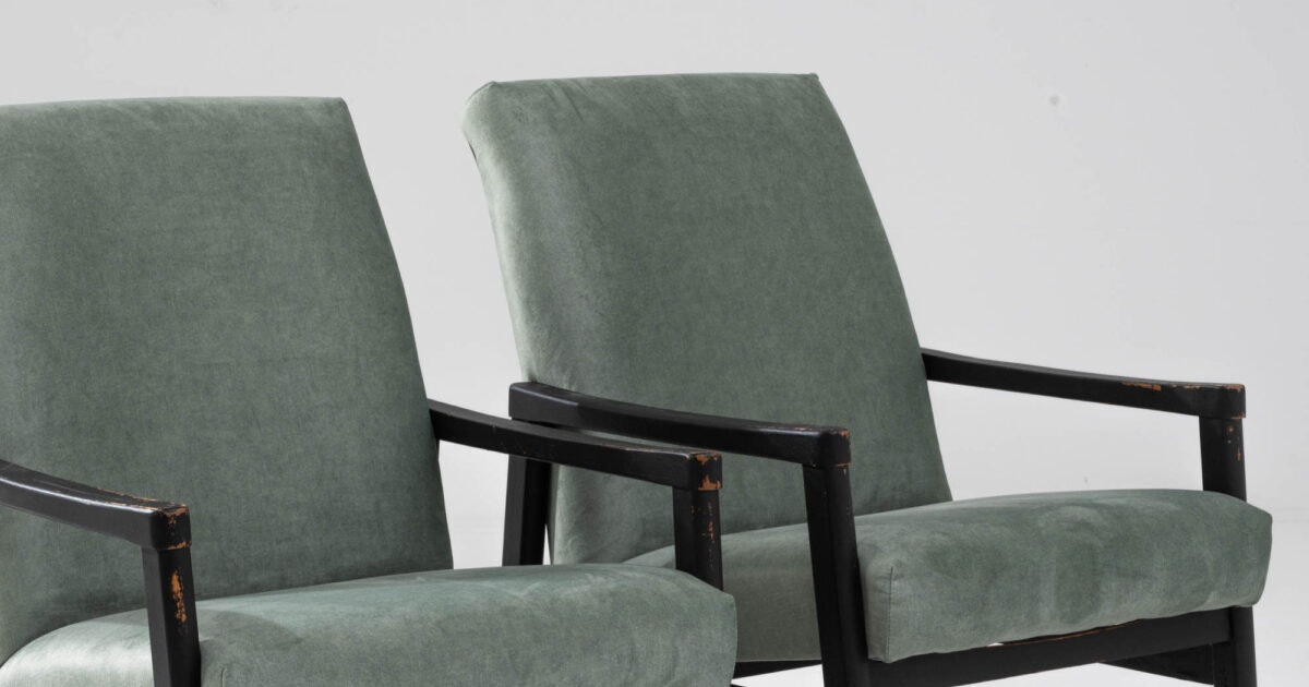 Pair Of Upholstered Armchairs | Schwung